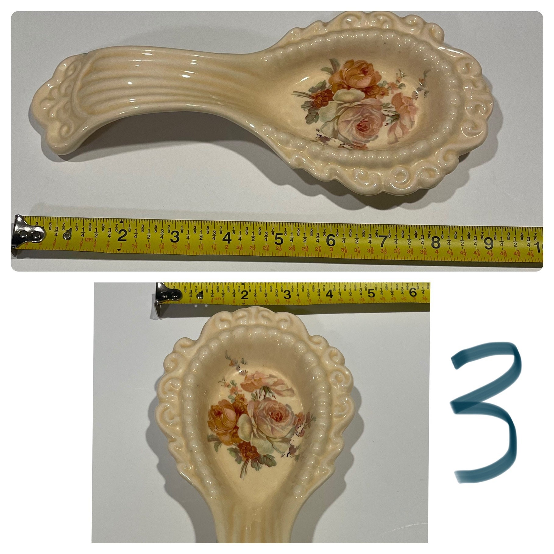 Spoon Rests/ Vintage Spoon Rests/ Ceramic/ Kitchen Ware/ Unique Spoon ...