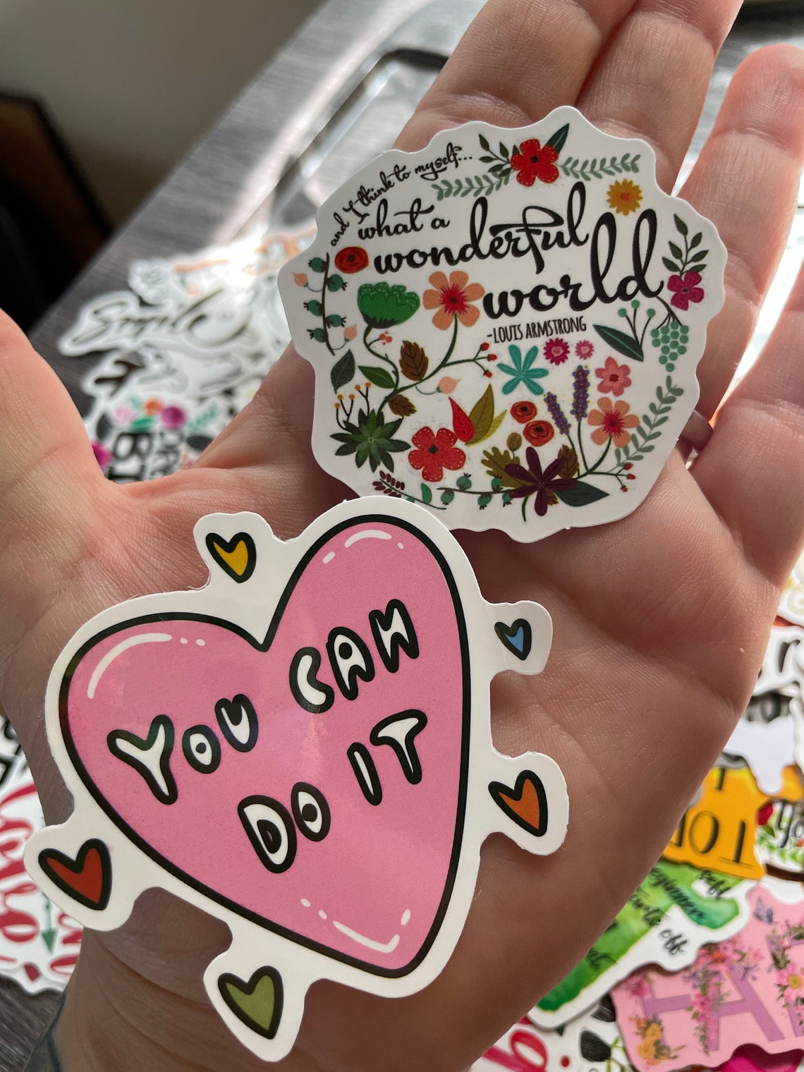 Inspirational Words Stickers Motivational Quote Stickers for - Etsy France