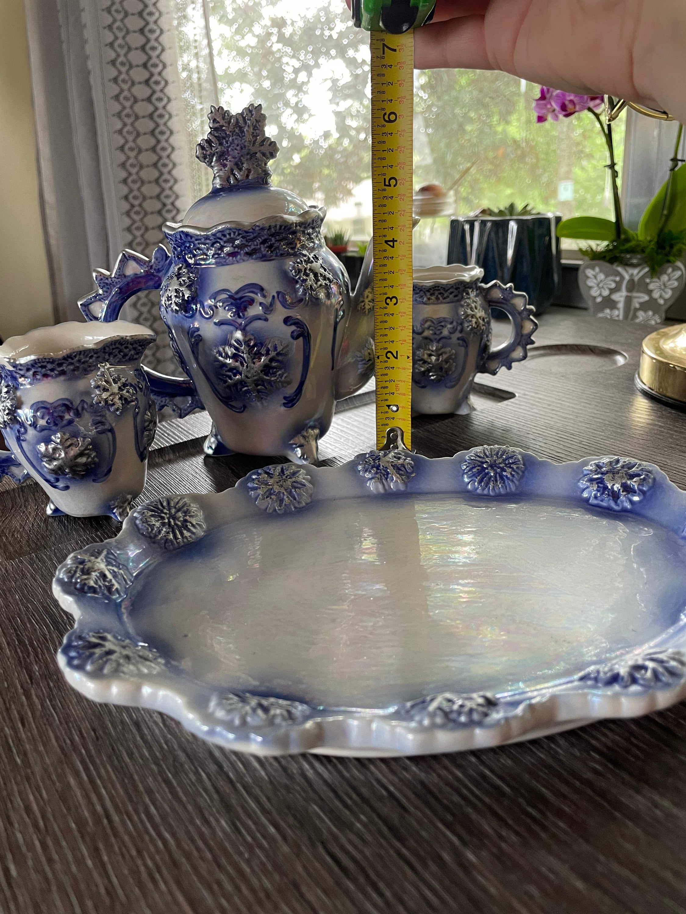 Vintage decorative tea set cream and sugar kitchen ware/ | Etsy