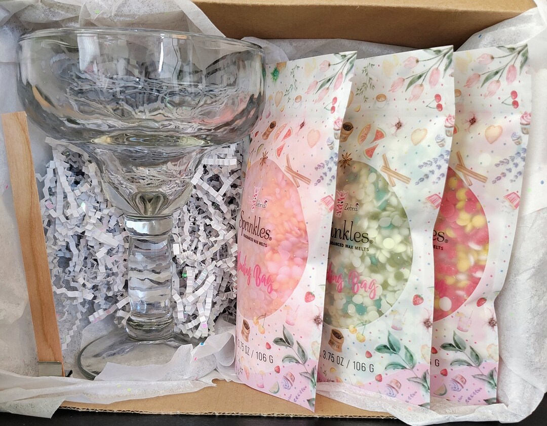 Gift Box Featuring Pink Zebra Wax Sprinkles With Extras - Etsy