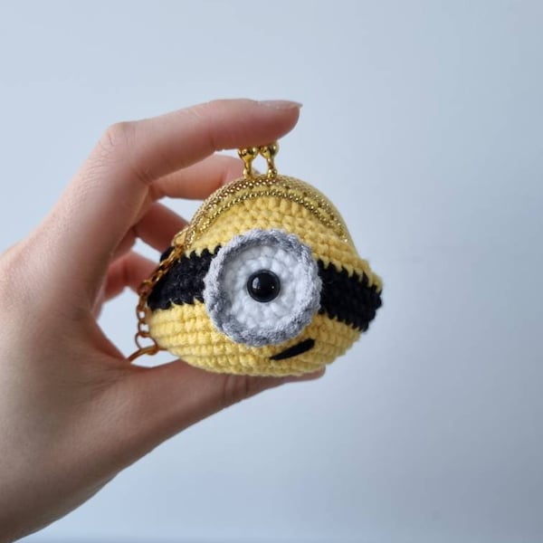 Crochet Minion Purse - Etsy