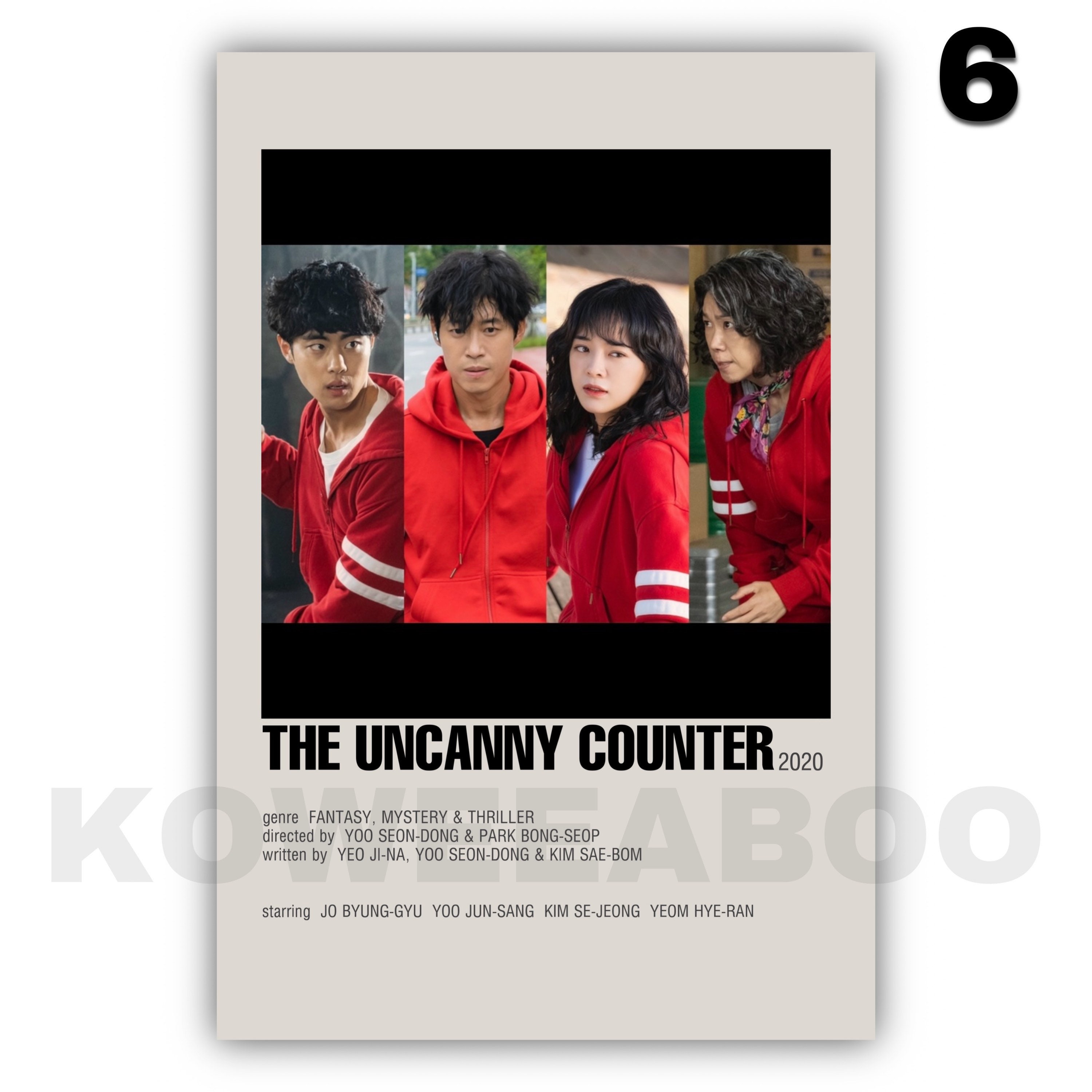 The Uncanny Counter Minimalist Kdrama Poster Print 6x4 | Etsy