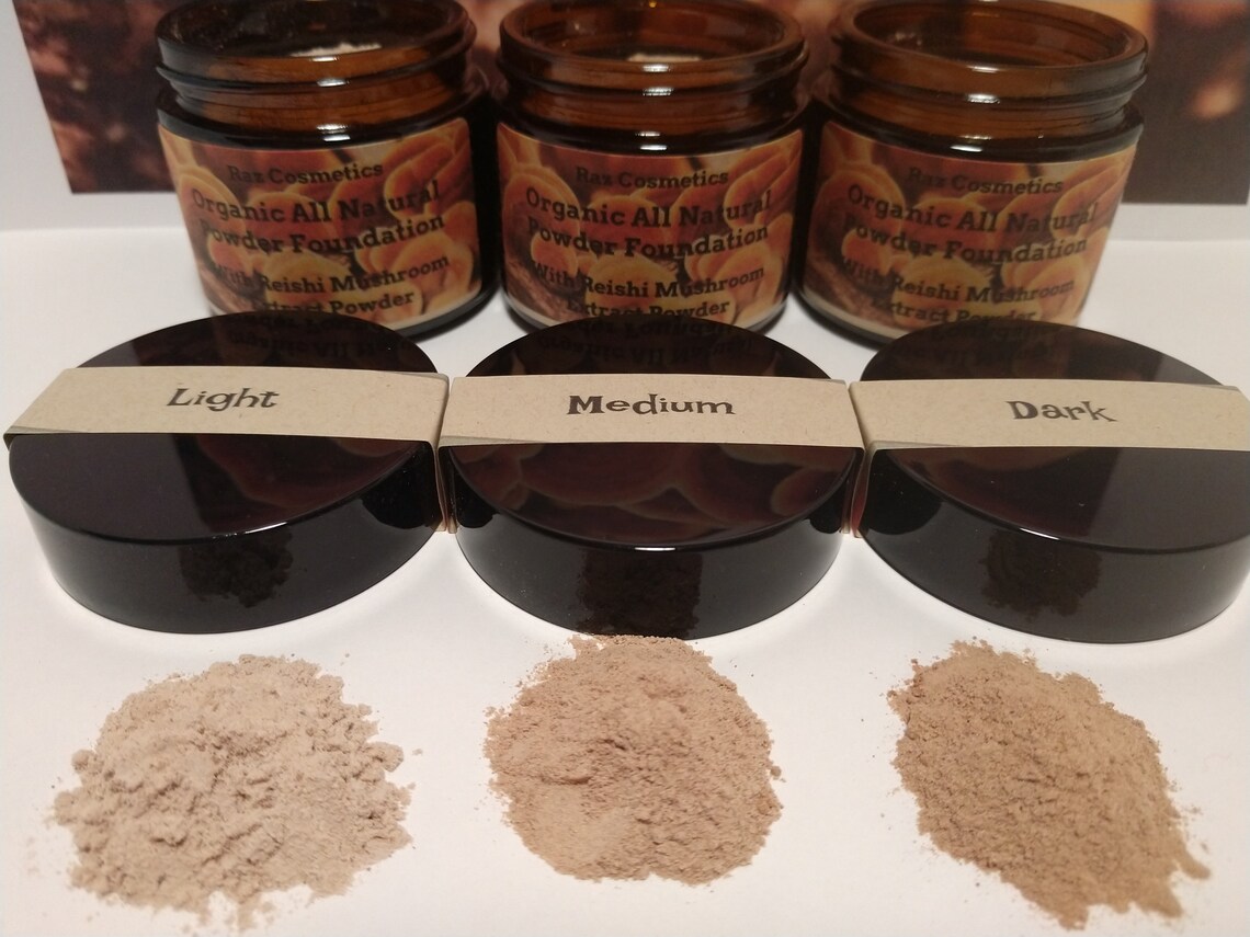 Mushroom Powder Foundation Makeup Medium - Etsy Canada