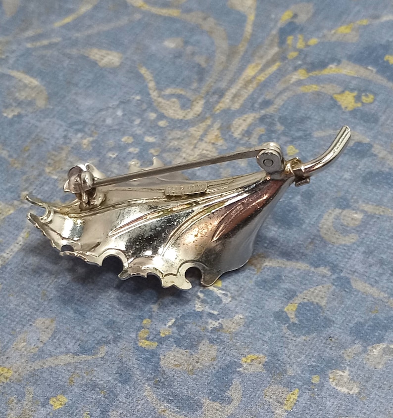 Vintage Signed BOND BOYD Sterling Silver Stylised Floral Brooch - Etsy ...
