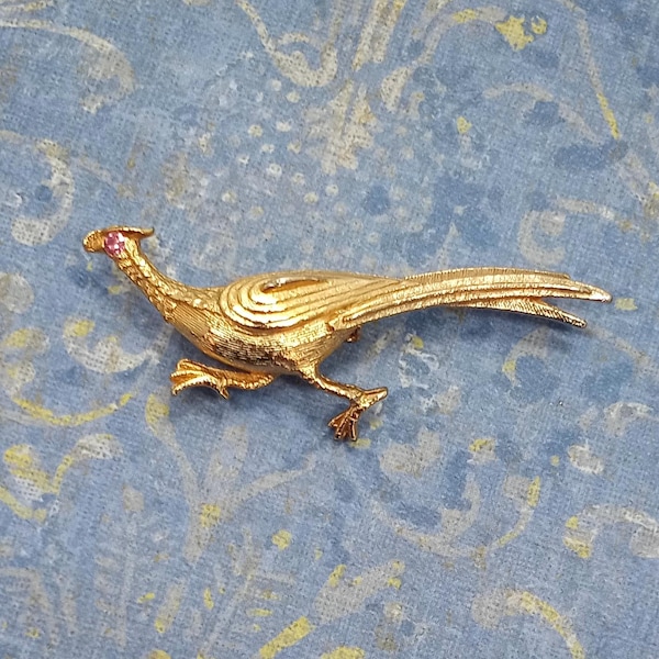 Pheasant Pin - Etsy