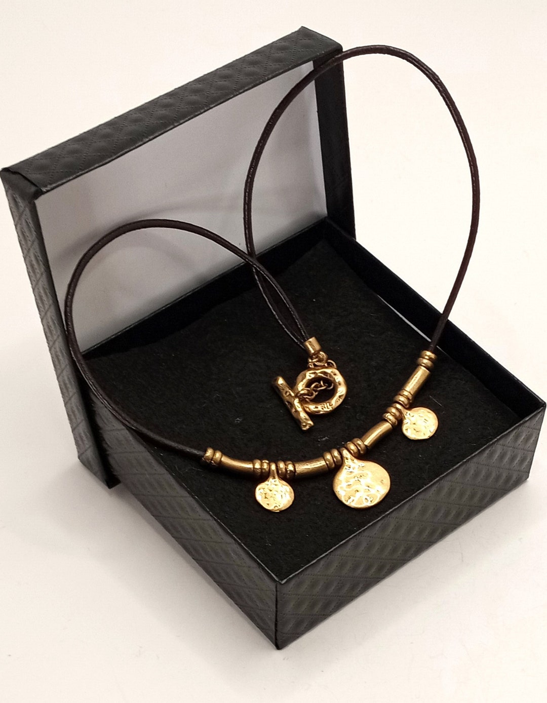 Vintage Signed RLL 80's Ralph Lauren Gold Plated Minimalist Hammered ...