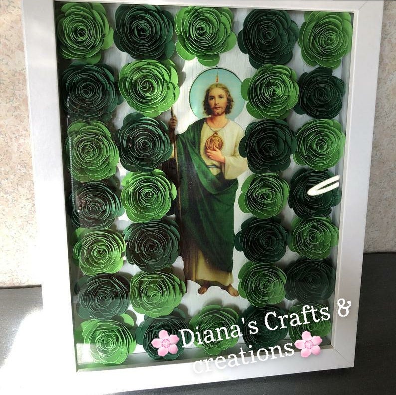 Shadow Box Virgen De Guadalupe, San Judas Tadeo 11inx14in - Etsy