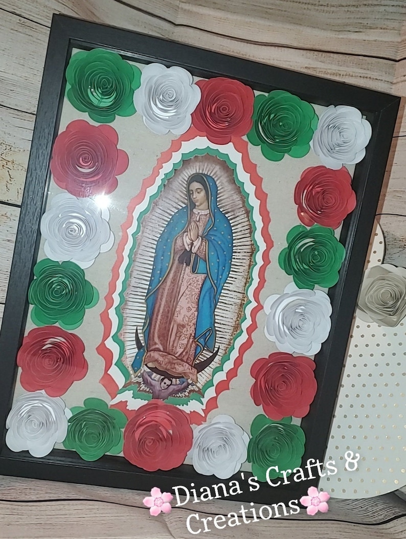 Shadow Box Virgen De Guadalupe, San Judas Tadeo 11inx14in - Etsy