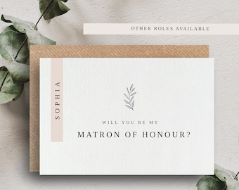 Will You Be Our Master of Ceremonies Wedding MC Proposal Card ...