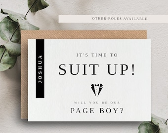 Will You Be Our Master of Ceremonies Wedding MC Proposal Card ...