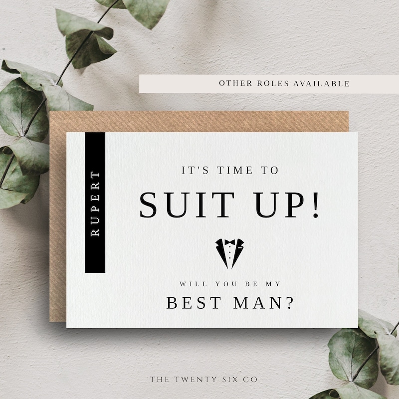 Will You Be My Best Man - Etsy UK