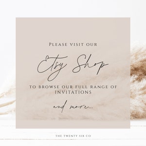 Intimate Ceremony Invitation, Elegant Wedding Celebration Invitation ...