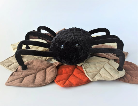 Fluffy Soft Spiders for Halloween Mini Spider Shaped Pillows - Etsy