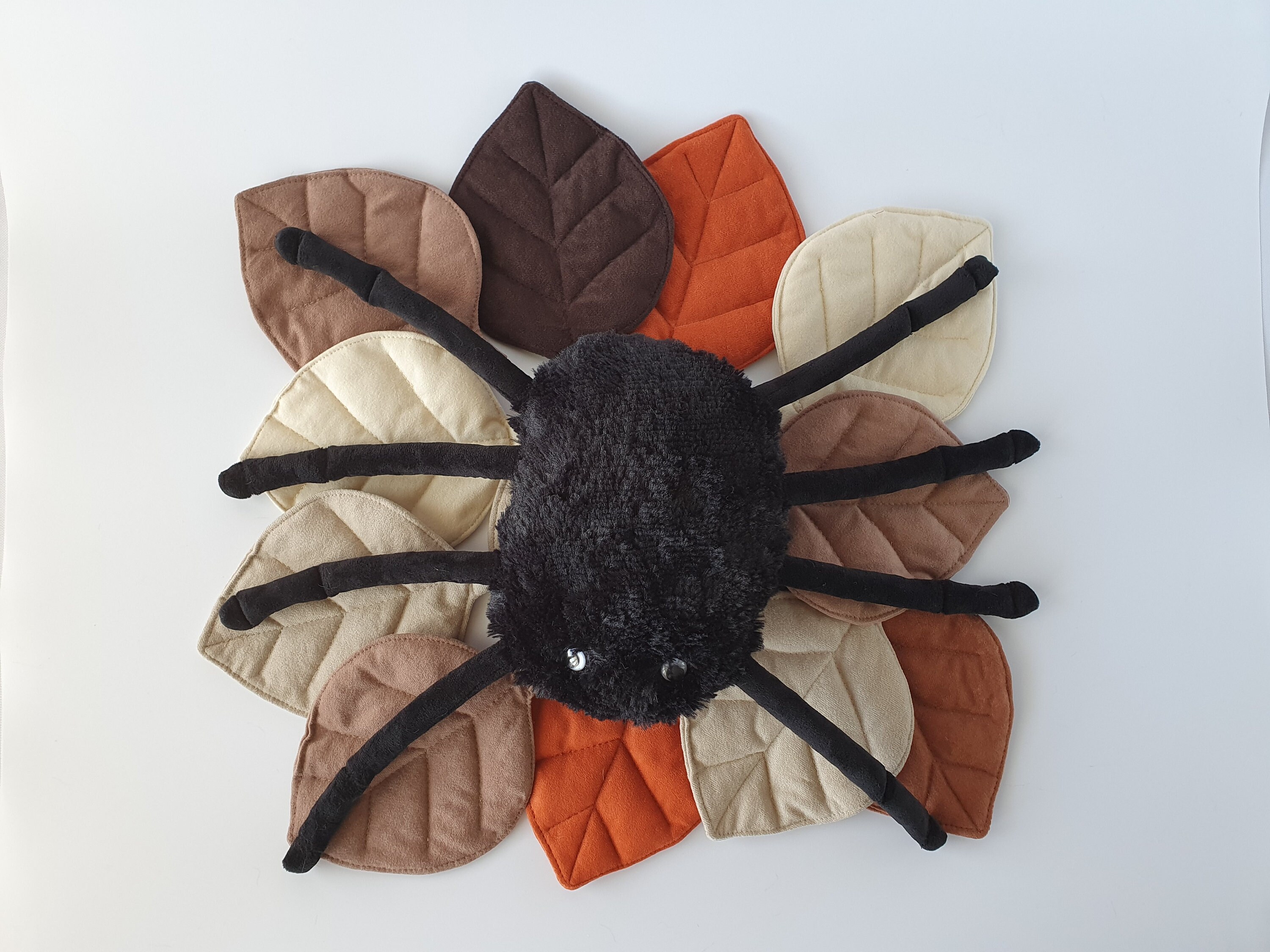 Fluffy Soft Spiders for Halloween Mini Spider Shaped Pillows - Etsy