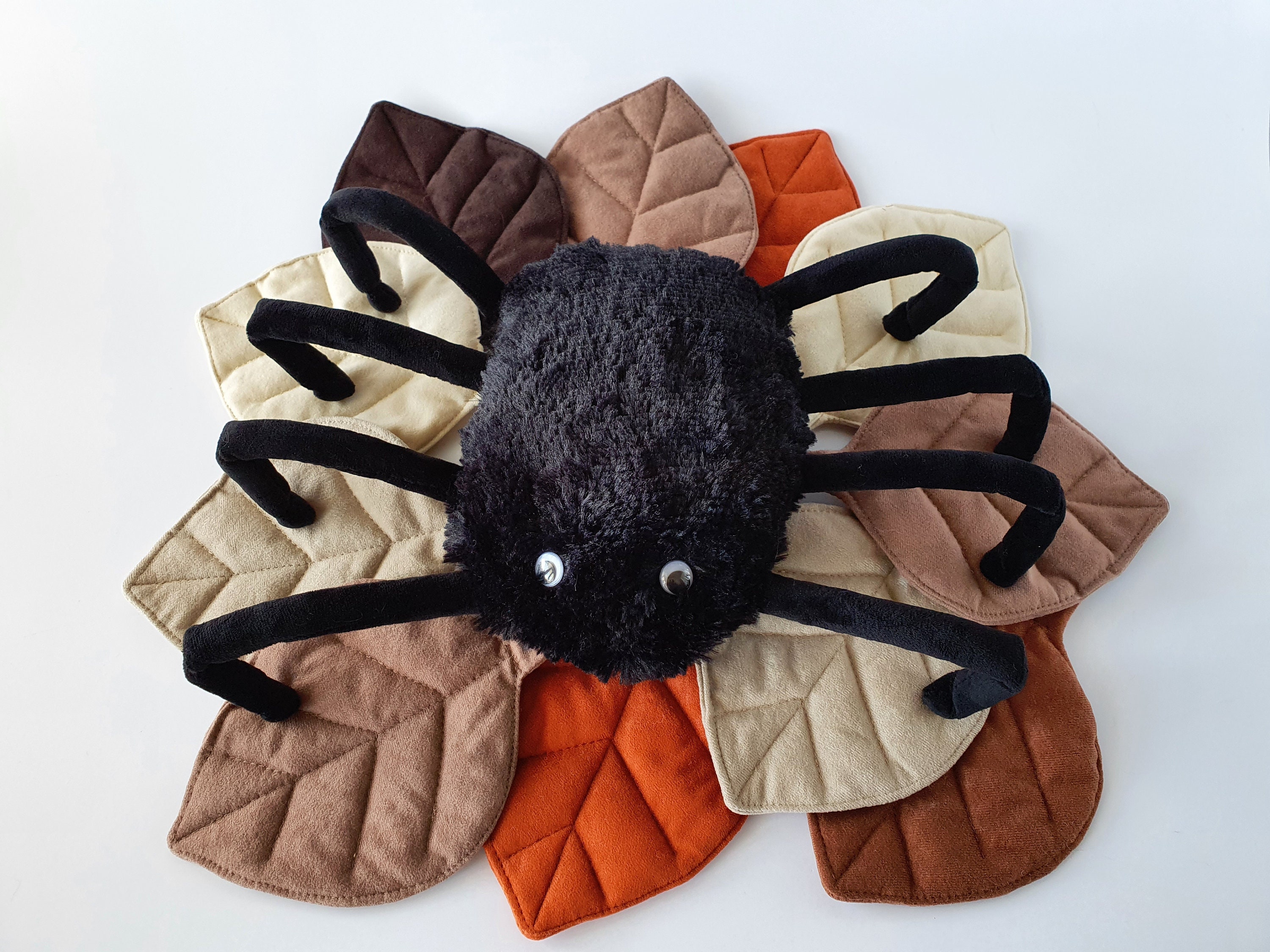 Fluffy Soft Spiders for Halloween Mini Spider Shaped Pillows - Etsy