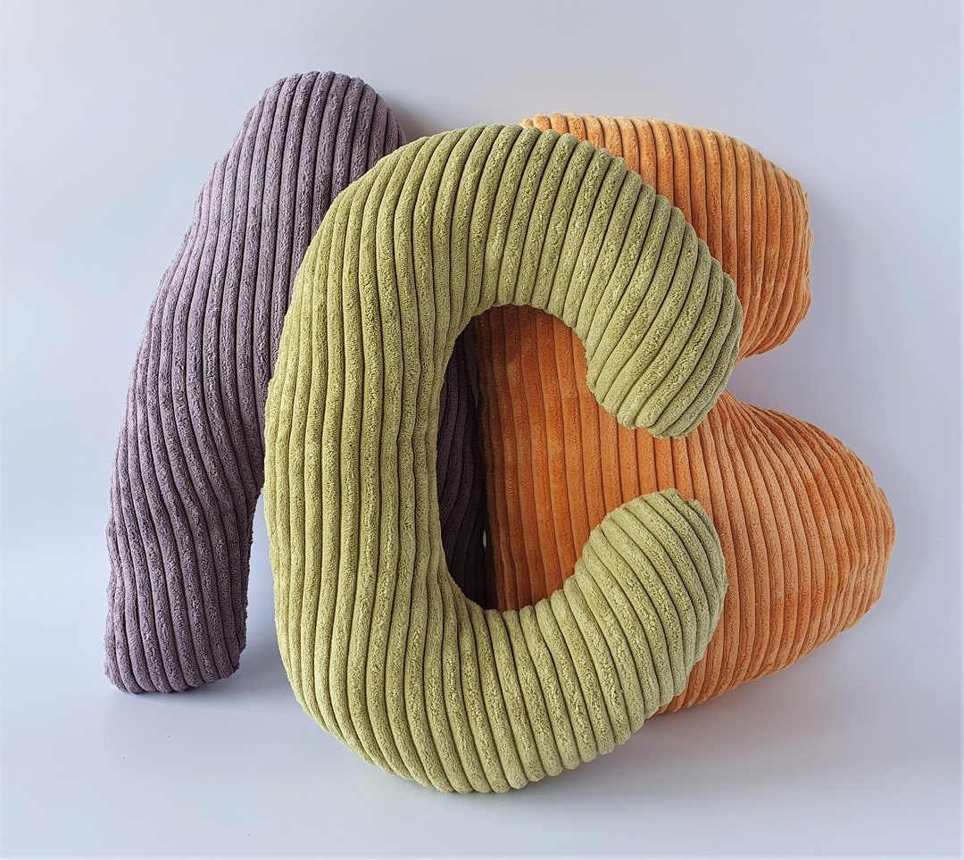 Letter "c" Pillow, 17,7”x13,7”, Stuffed Letter, Soft Letter, Baby Room ...