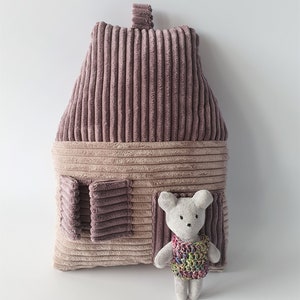 Plush House for a Teddy Bear, a Cuddly Pillow for Children, House ...