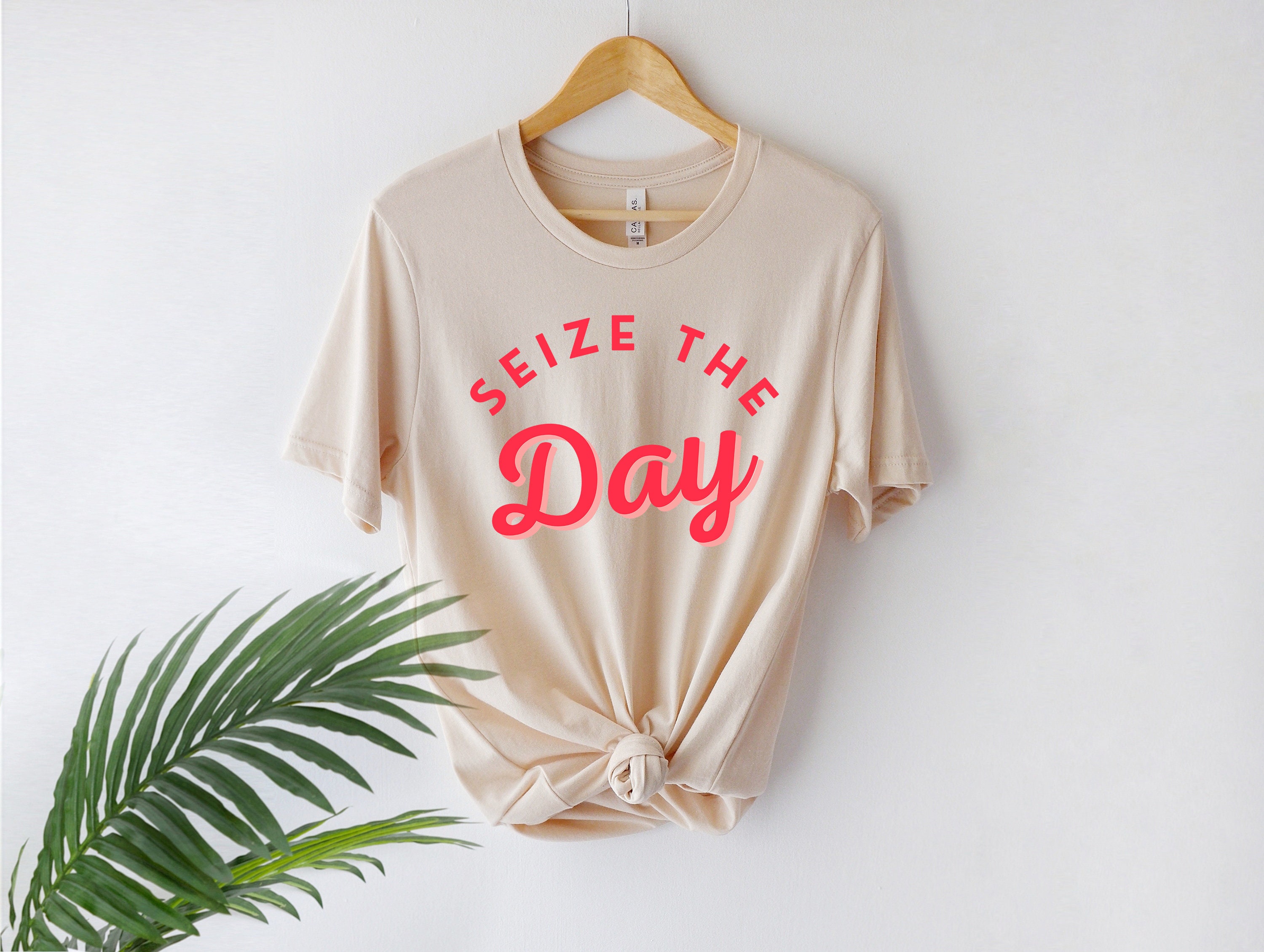 Seize the Day Tee Carpe Diem T-shirt Live the Moment | Etsy