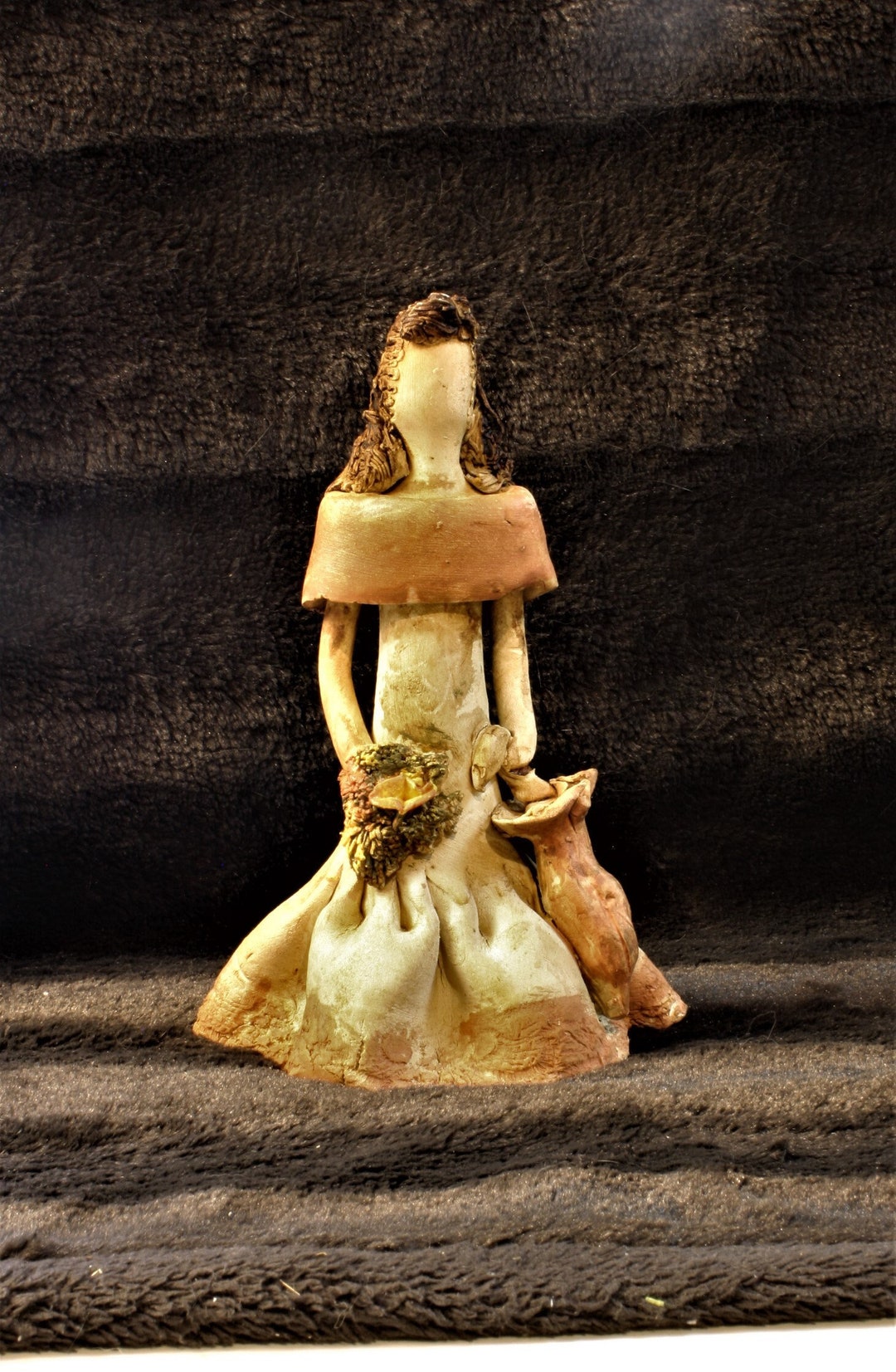 Statue of a Woman, Artisan Made, Ceramic - Etsy