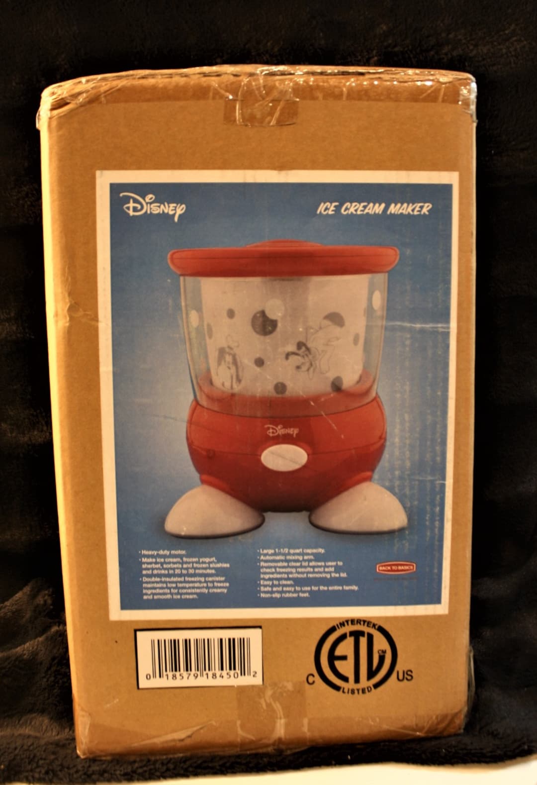 Disney Ice Cream Maker Motorized New in Box - Etsy
