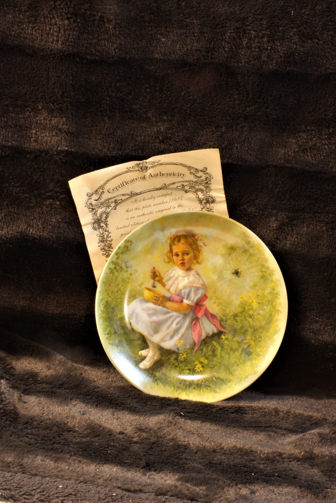 Vintage, Collector's, little Miss Muffet, mother Goose Series by John ...