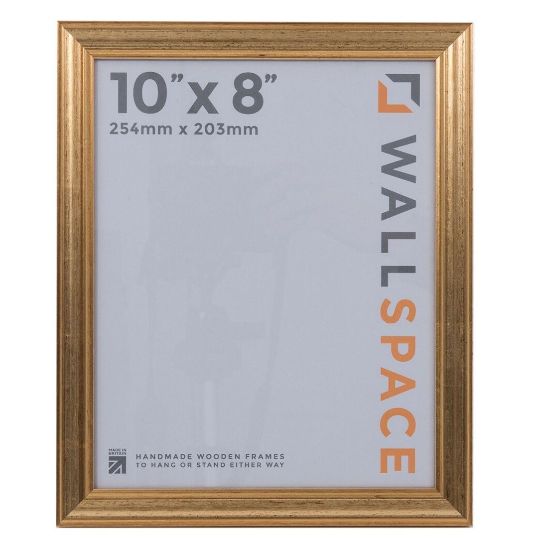 10x8 Gold Frame | Wooden Gold Photo Frames 10x8 | 10 X 8 Inch Gold ...
