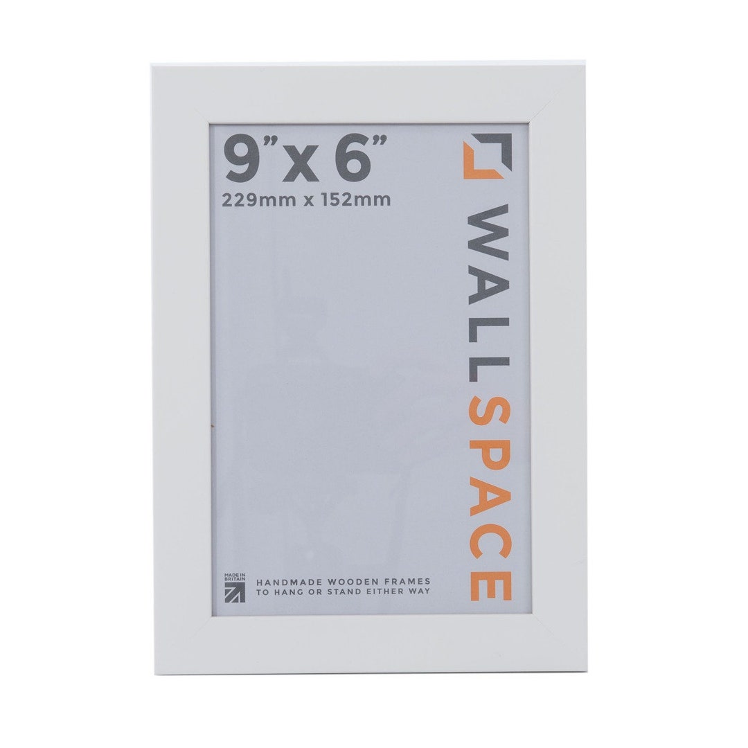 9x6 White Frame | 9x6 25mm White Photo Frames | 9 X 6" White Photo ...