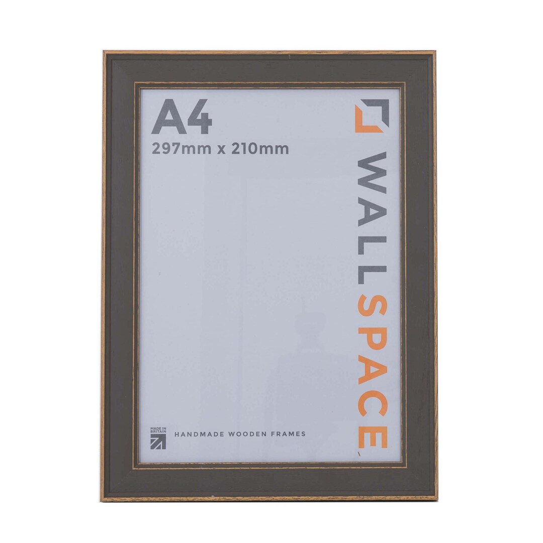 A4 Grey Frame A4 Shabby Chic Grey Photo Frame 297 X 210mm Natural Wood ...