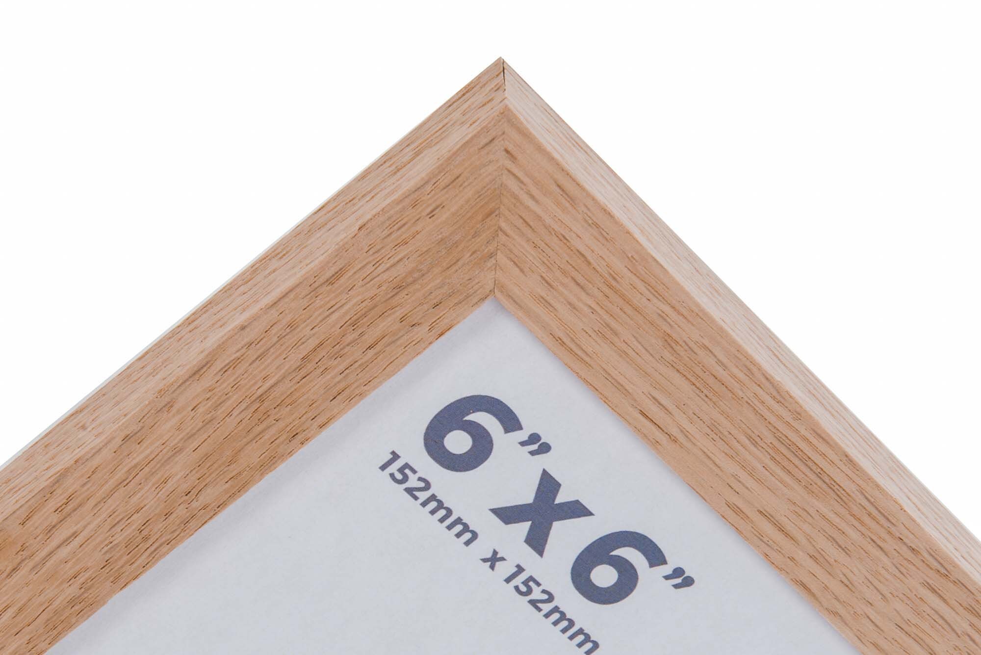 Oak Frame 6x6 Inches 6 X 6 Oak Photo Frame Square Picture - Etsy UK