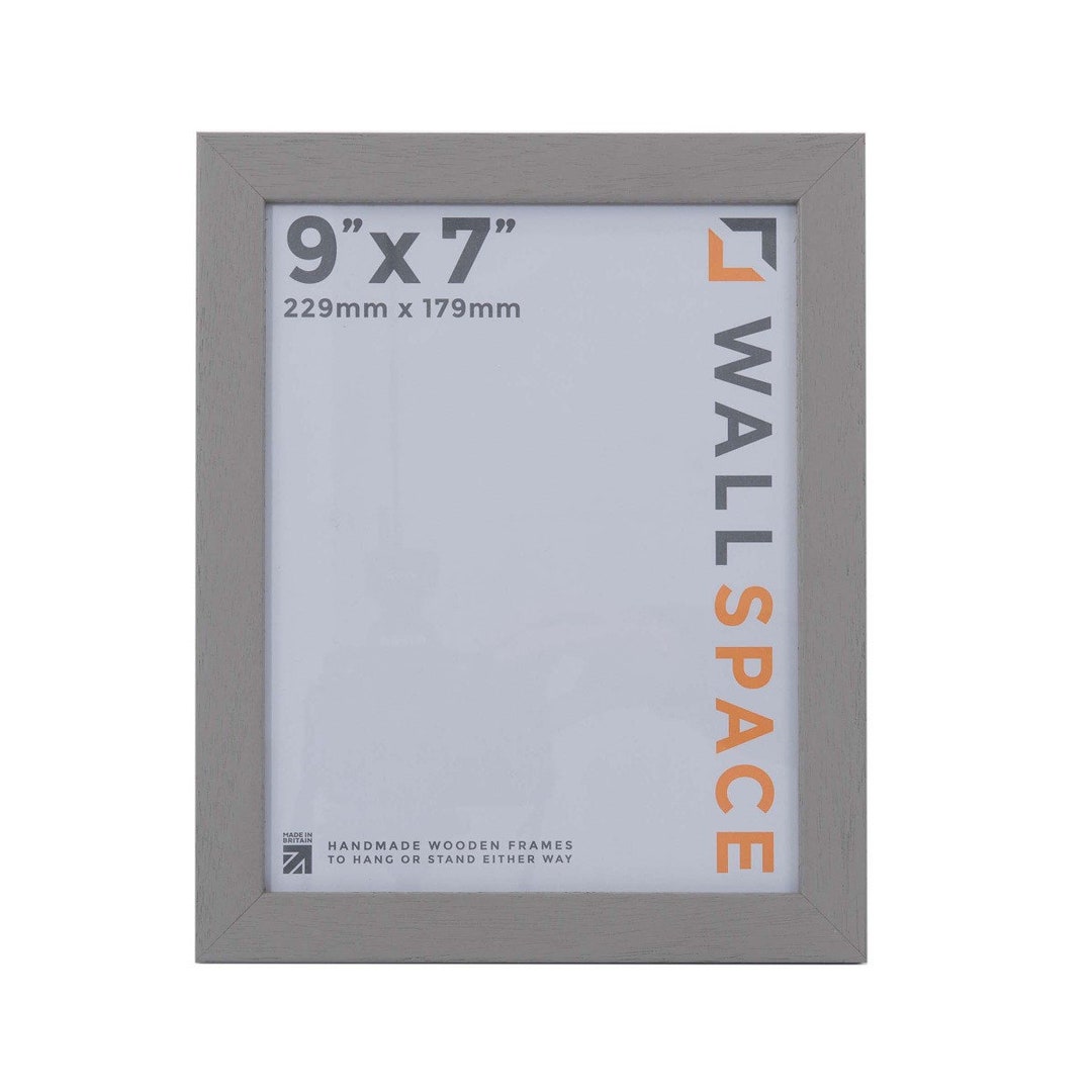 9 x 7 Inch Photo Frame | Modern Grey 7x9 Inch Photo Frame - With Glass ...