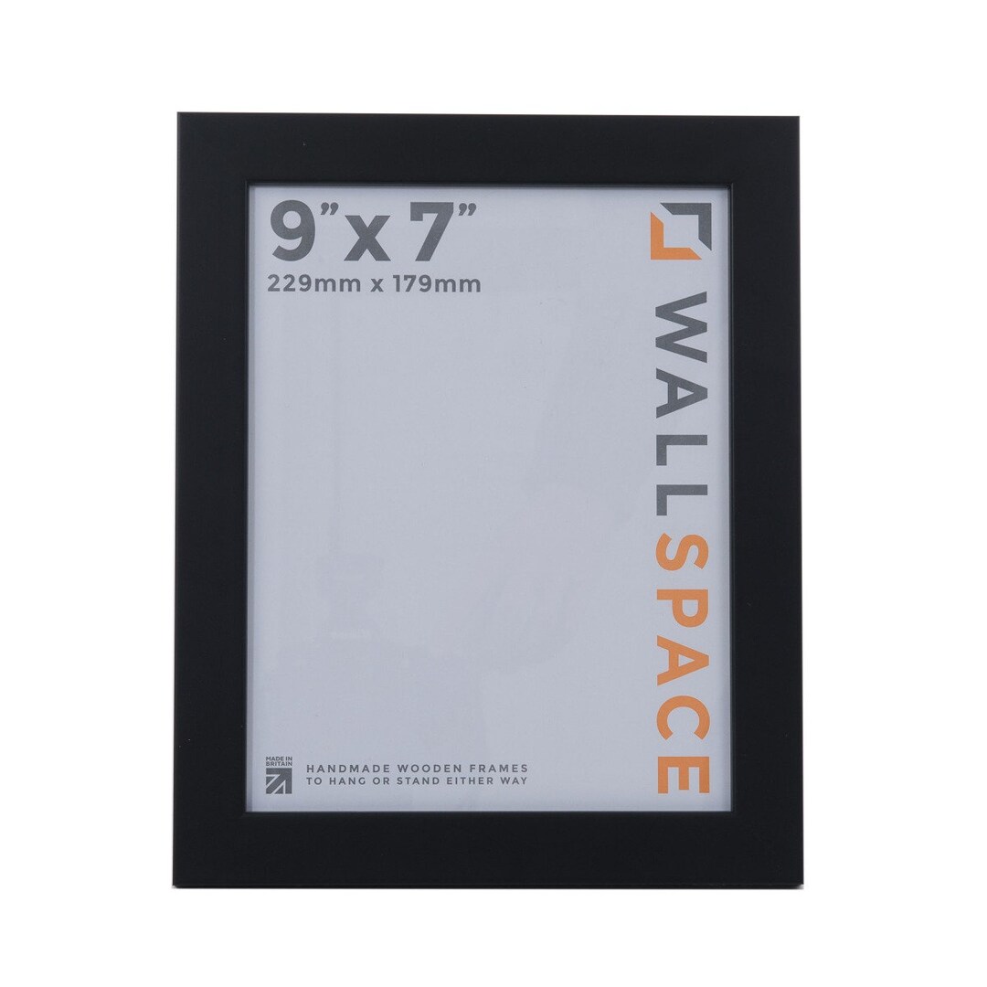 9x7 Black Frame 9x7 Black 25mm Photo Frame 9 x 7 Inch Black Photo ...