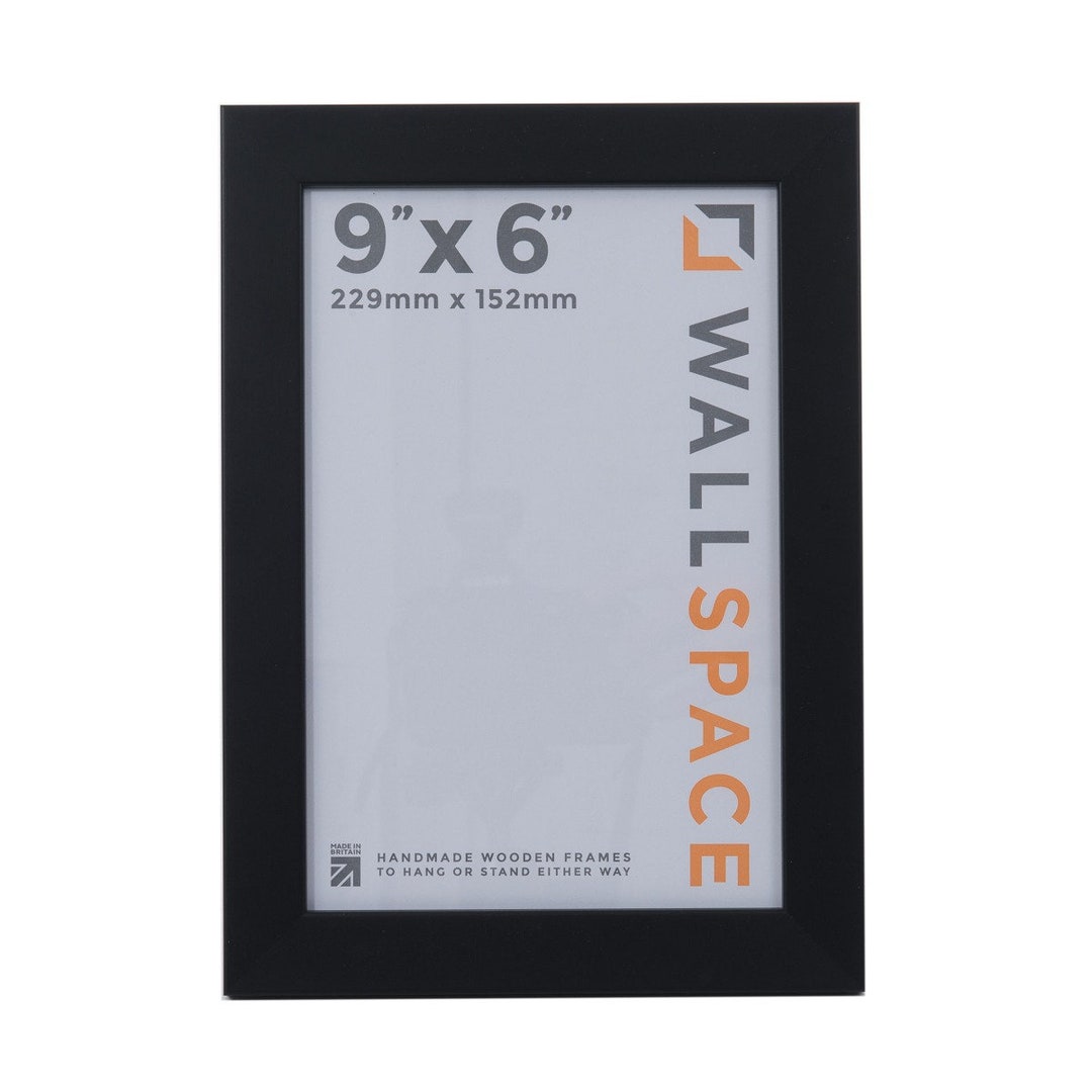 9x6 Black Frame | 9x6 Black 25mm Photo Frames | 9 X 6" Black Photo ...