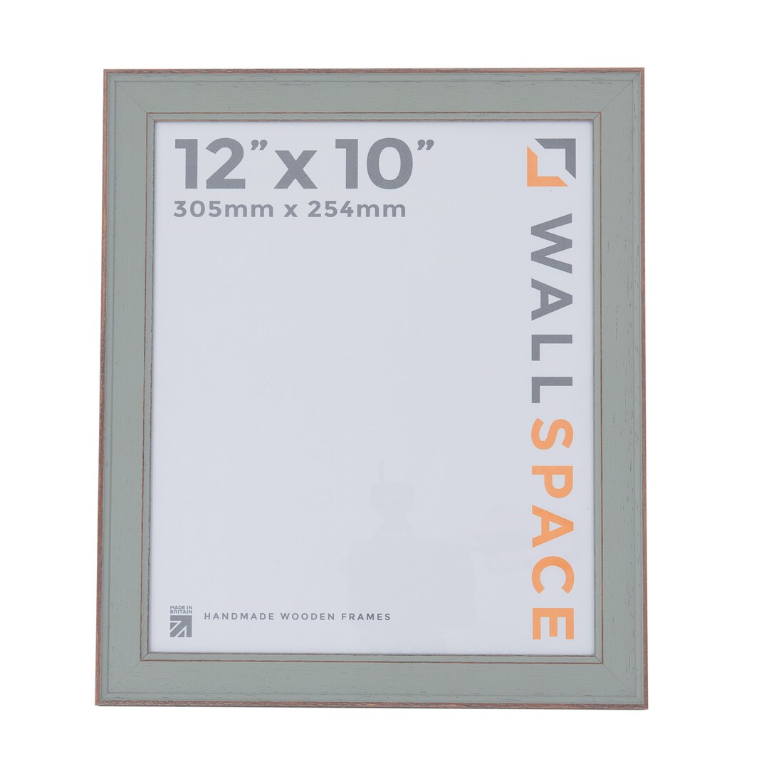 12x10 Green Frame | Green Shabby Chic Photo Frame 12x10 | 12 X 10 Inch ...