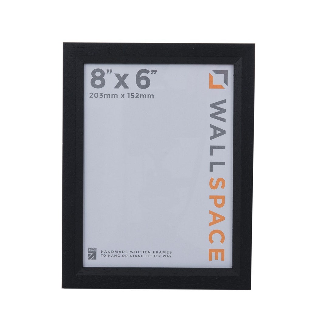 8x6 Black Frame | Bevelled Black Photo Frame 8x6 Inches | 8 X 6 Inch ...