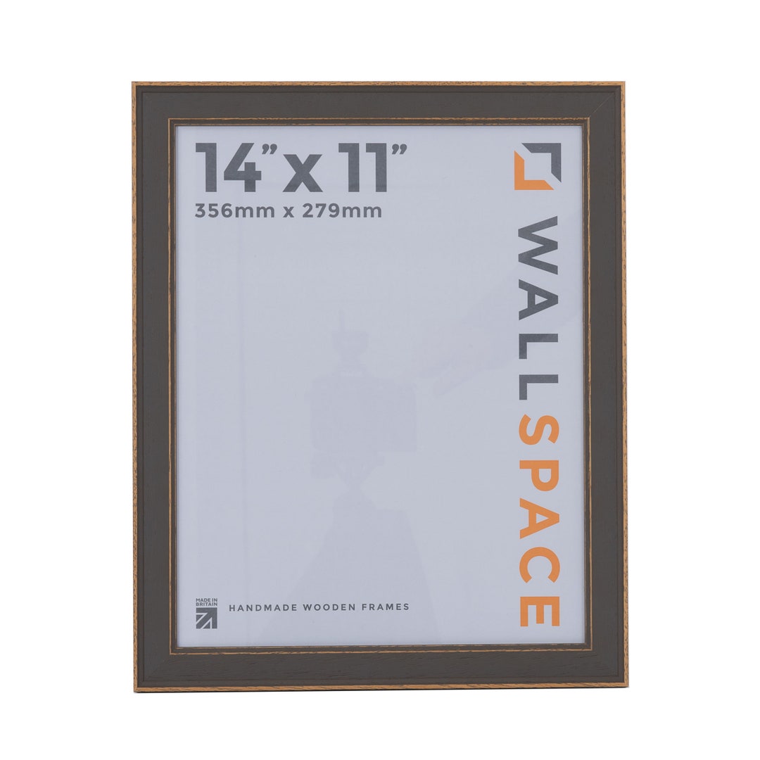 14x11 Grey Frame Grey Shabby Chic Photo Frame 14x11 14 X 11 Inch Frame ...