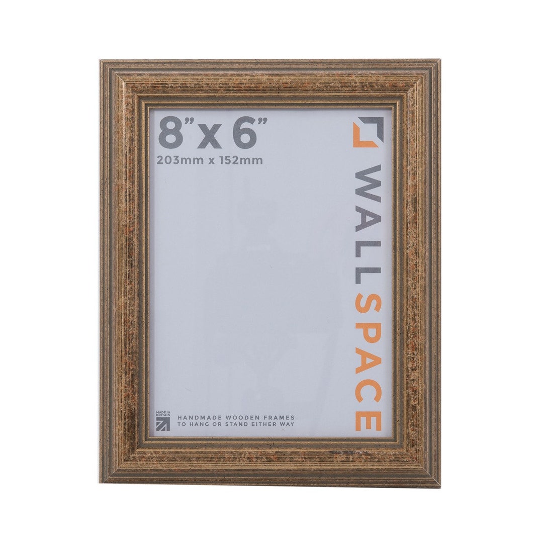 8x6 Gold Frame | Antique Gold Photo Frame 8x6 Inches | 8 X 6 Inch Gold ...