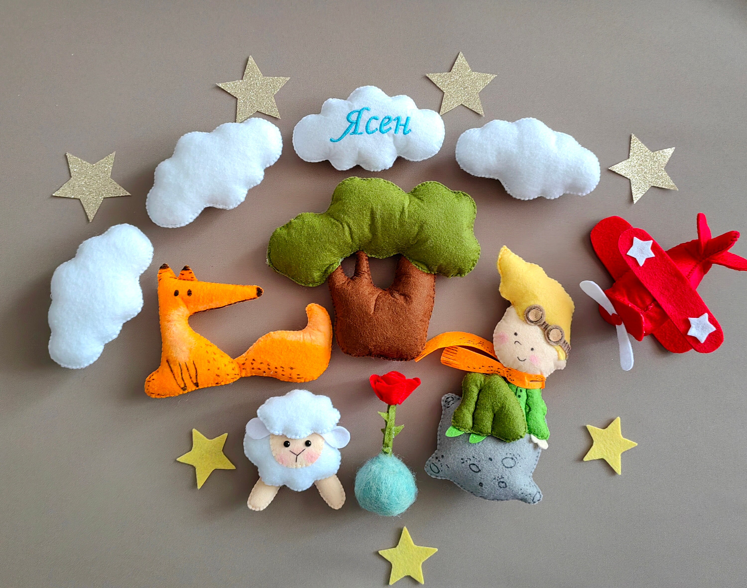 Baby Mobile the Little Prince, Little Prince Nursery, Little Prince ...