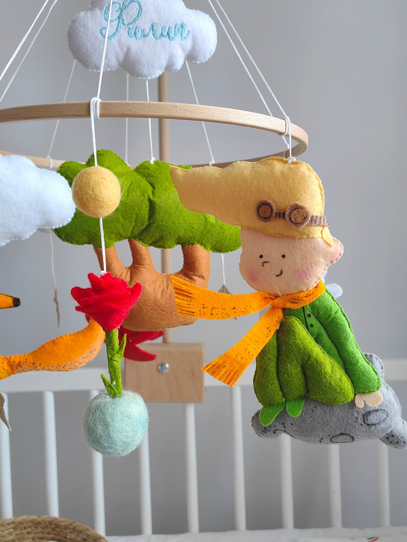 Baby Mobile the Little Prince, Little Prince Nursery, Little Prince ...