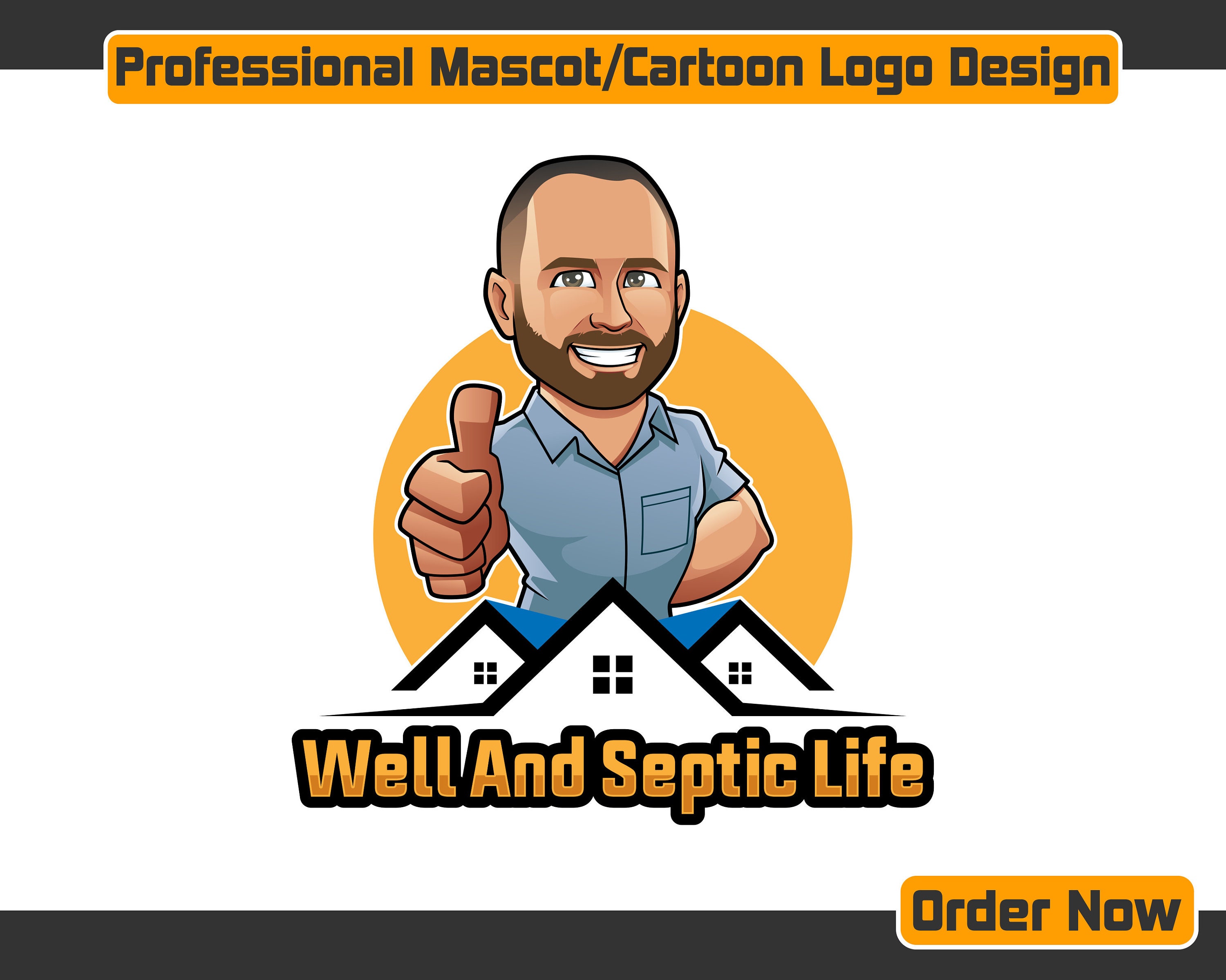 Custom Cartoon Logo, Business Logo, Mascot Logo, Character Logo ...