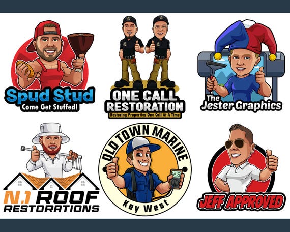 Fictional Characters Logo I Will Create Awesome Unique Cartoon