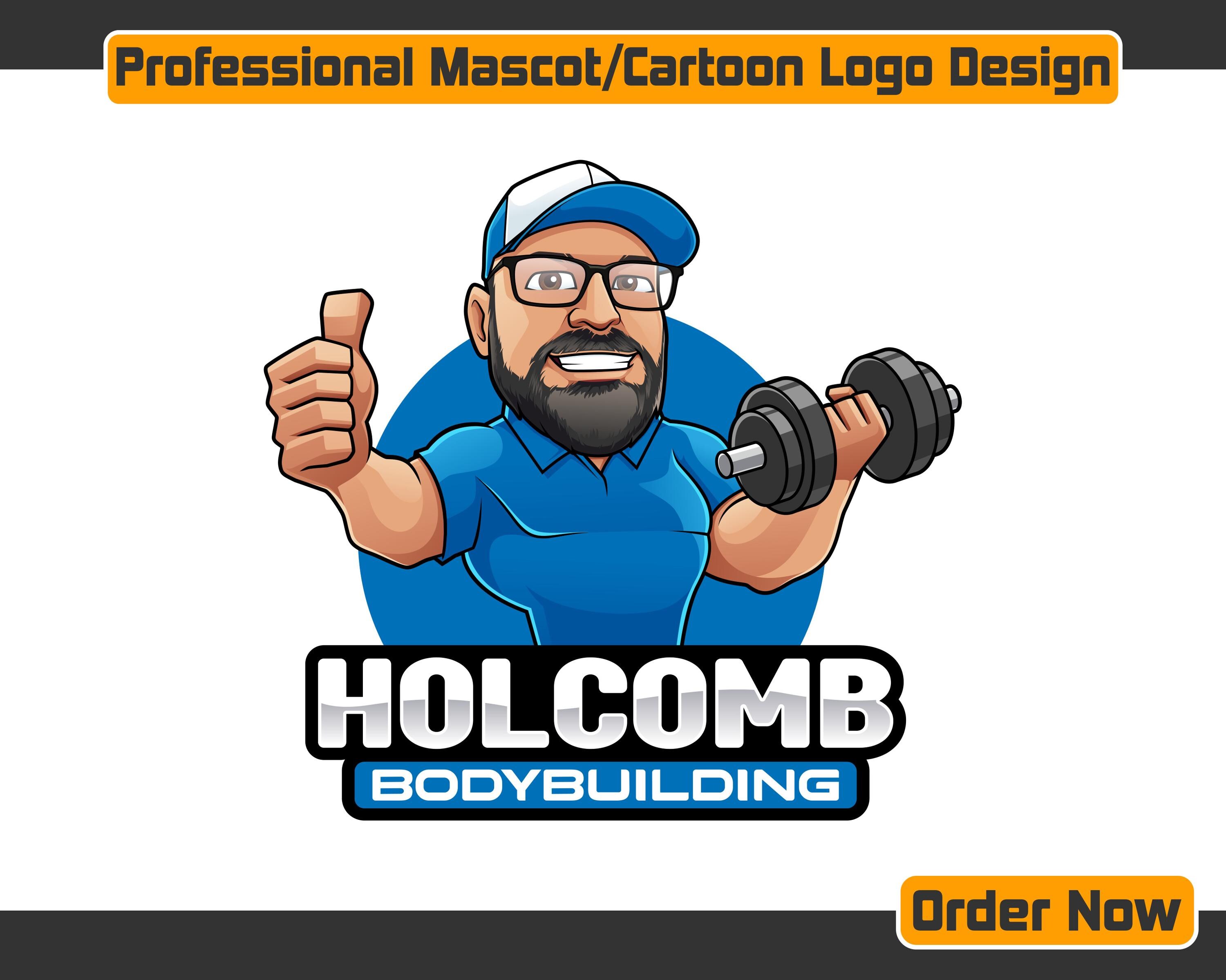 Custom Mascot Logo Design, Modern Cartoon Logo Creator, Cartoon ...