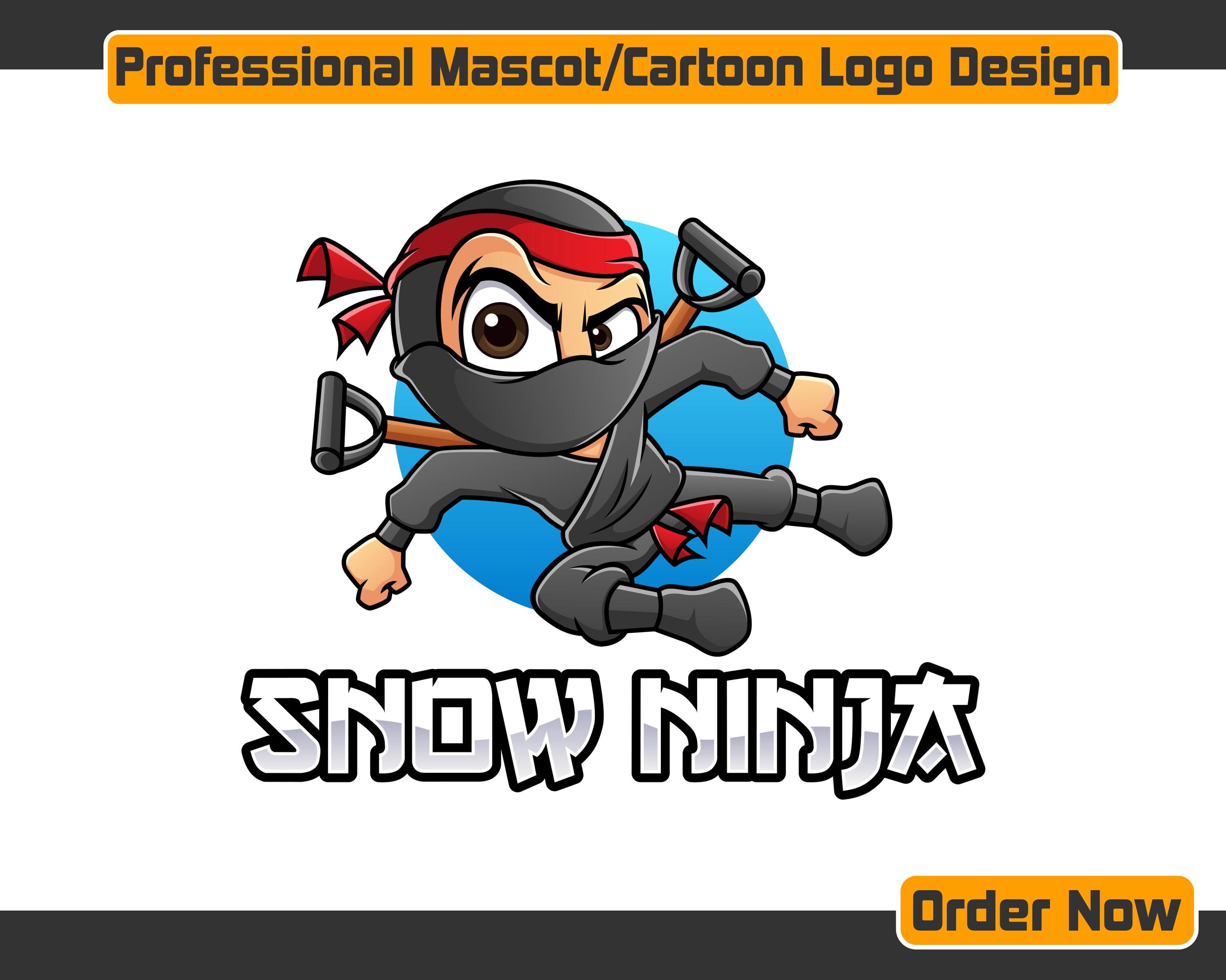 Custom Mascot Logo Design, Modern Cartoon Logo Creator, Cartoon ...