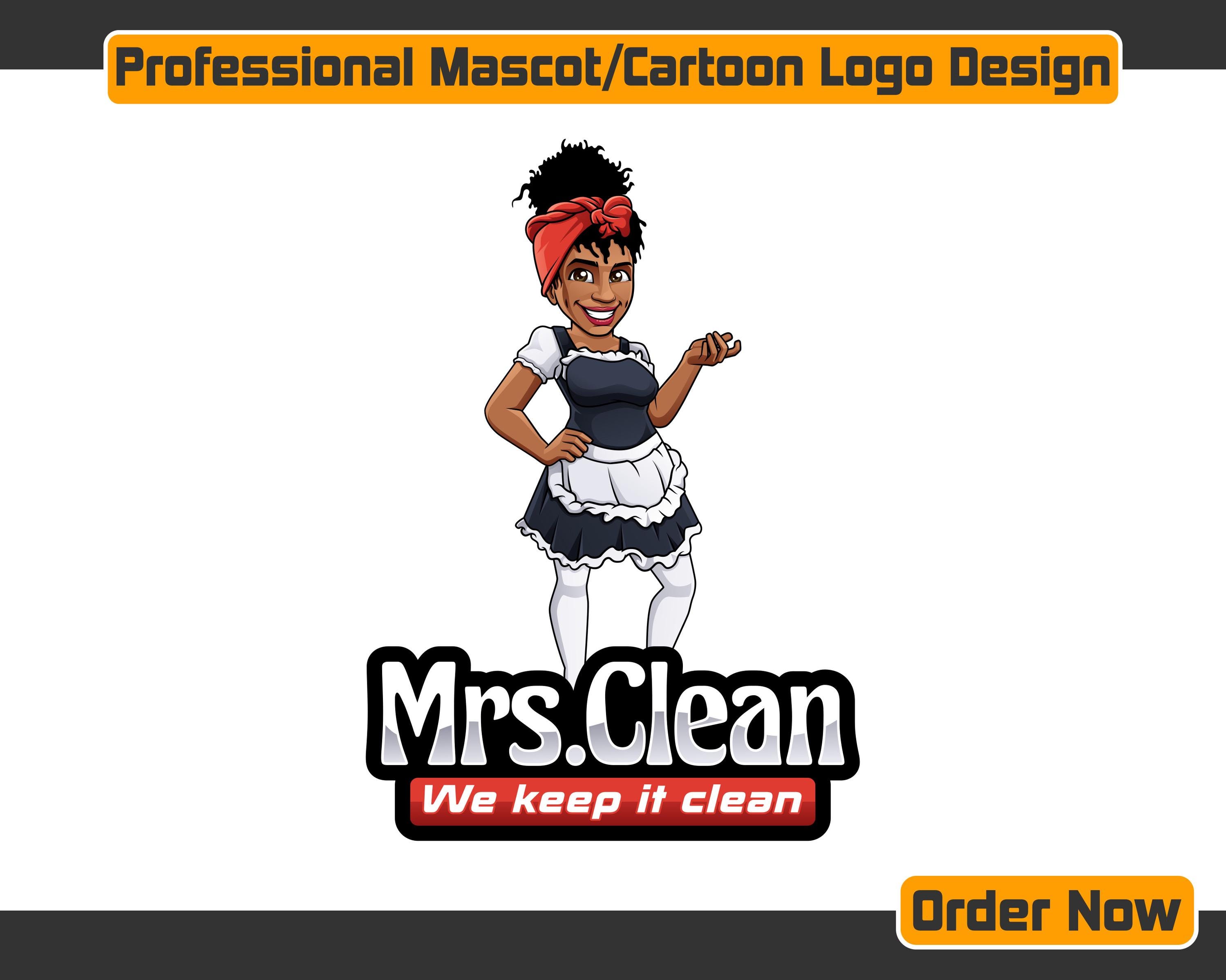 Custom Mascot Logo Design, Modern Cartoon Logo Creator, Cartoon ...