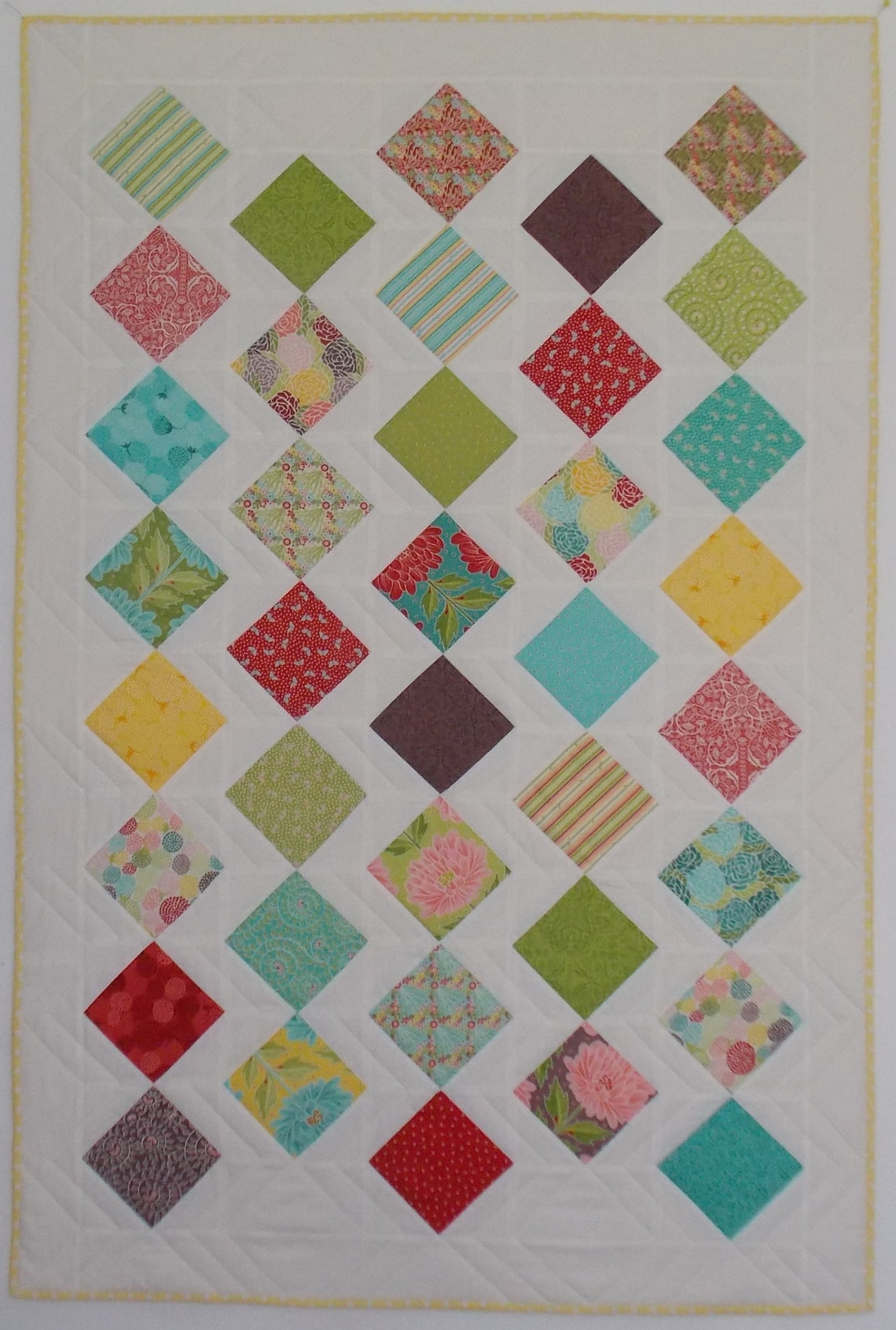 Streamers Digital Download Charm Pack or Scrap Quilt Pattern #DNQ-124 ...