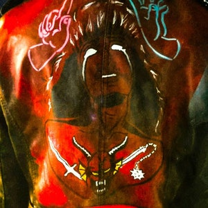 Hand Painted Jacket - Etsy