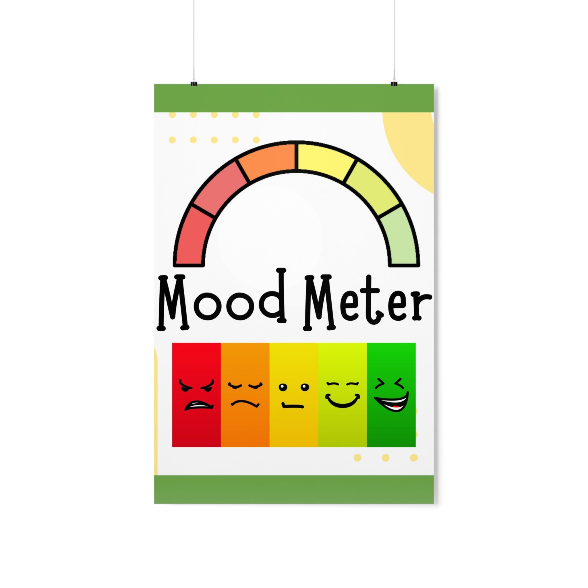 Mood Meter Poster, Multiple Sizes, Calming Corner, Counselor Decor ...