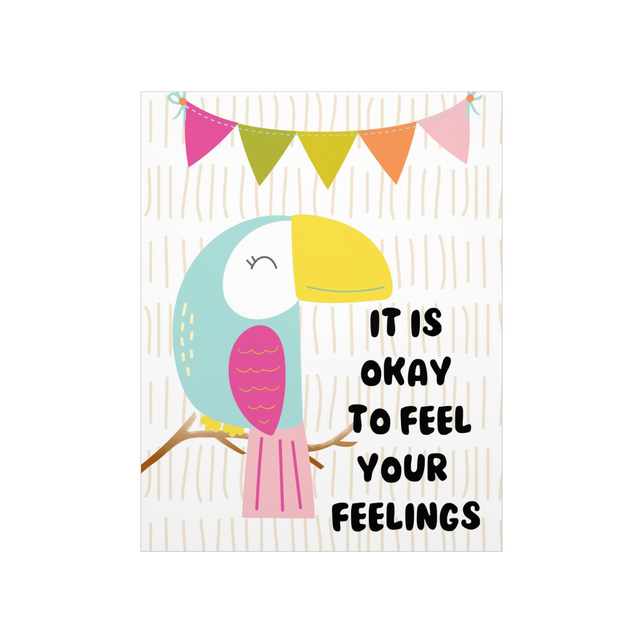 Tropical Positive Affirmation Poster, Multiple Sizes, Calming Corner ...