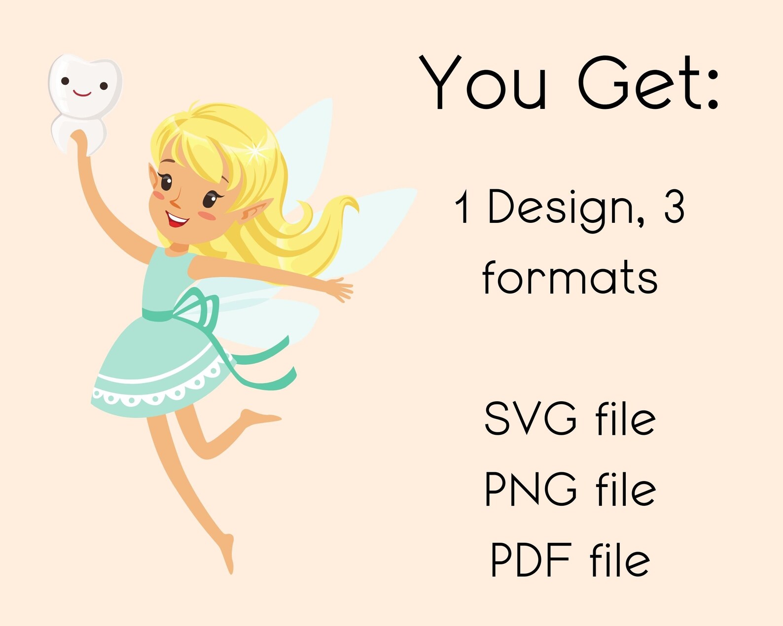 Tooth Fairy Stop Door Hanger Printable (PDF, SVG, PNG) - Etsy