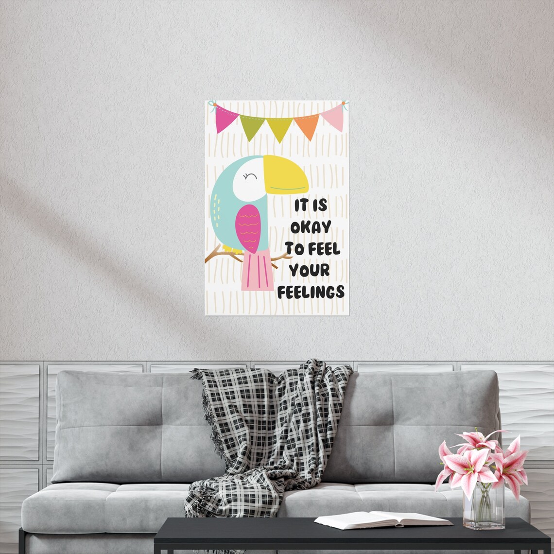 Tropical Positive Affirmation Poster, Multiple Sizes, Calming Corner ...
