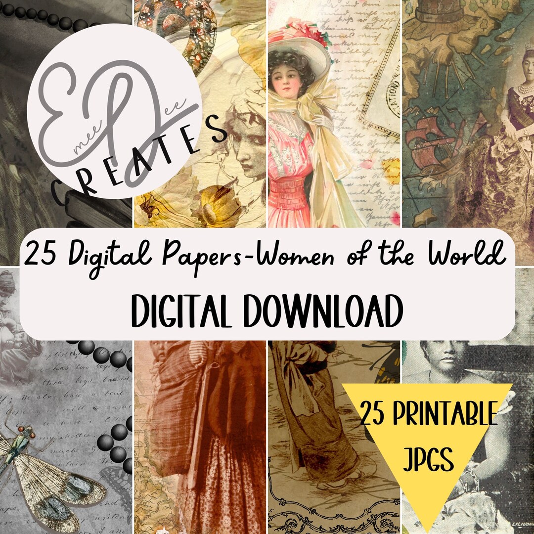 Nostalgia Ephemera Junk Journal Digital Paper Vintage Scrapbook Vintage ...